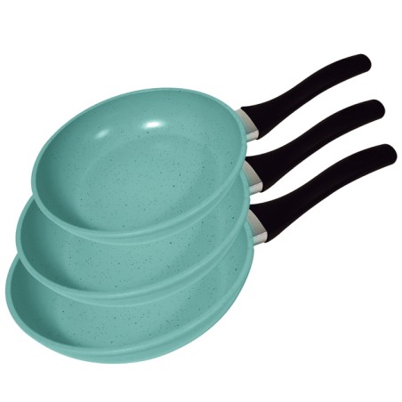 STARLYF POELES JADE LOT DE 3 + 1 COUVERCLE OFFERT