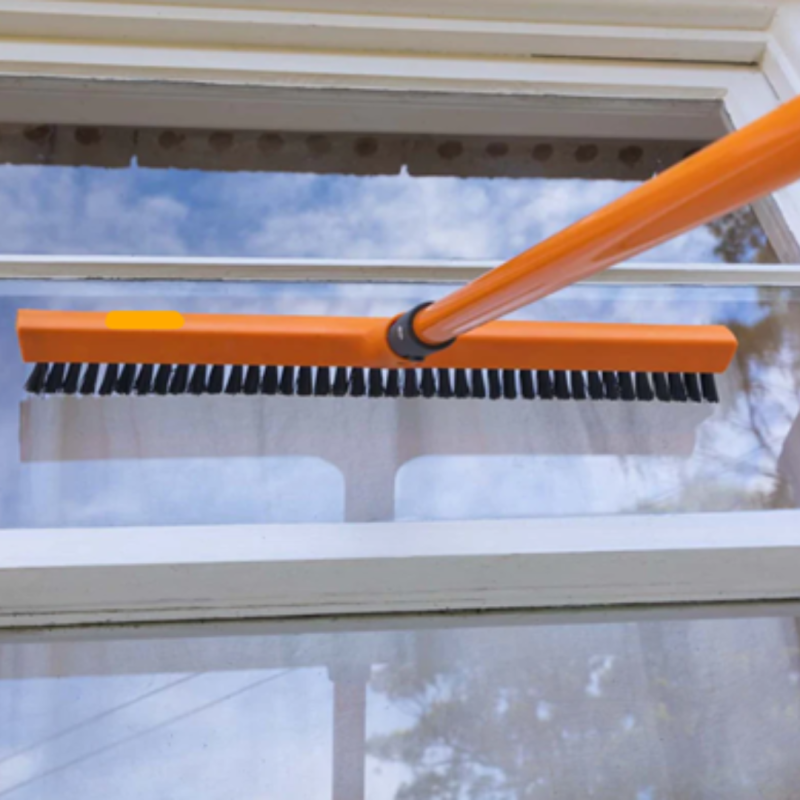 BALAI RACLETTE 2 EN 1 + MANCHE TELESCOPIQUE