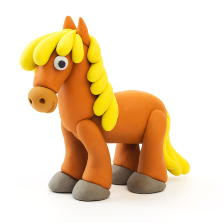 HEY CLAY® PATE A MODELER ANIMAUX DE LA FERME MM BOITE DE 3