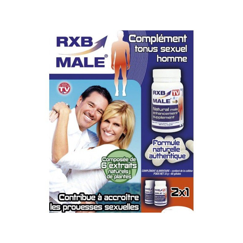 RXB MALE LOT DE 2- 120 GELULES